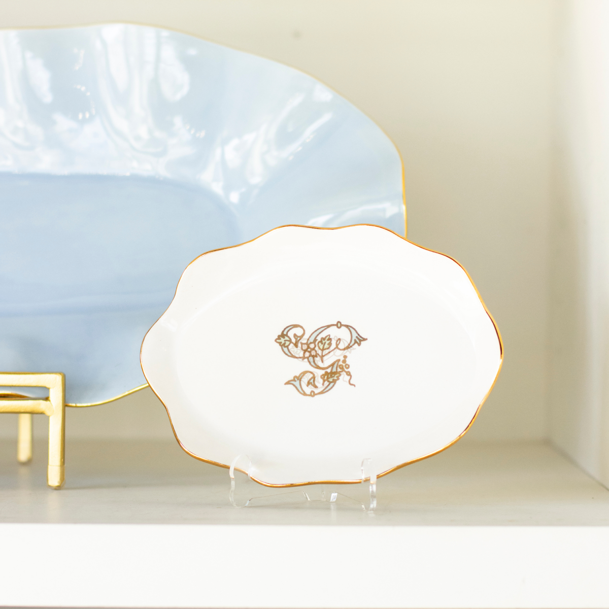 Lucinda Initial Savon Scallop Tray – Shop Susan Gordon Pottery