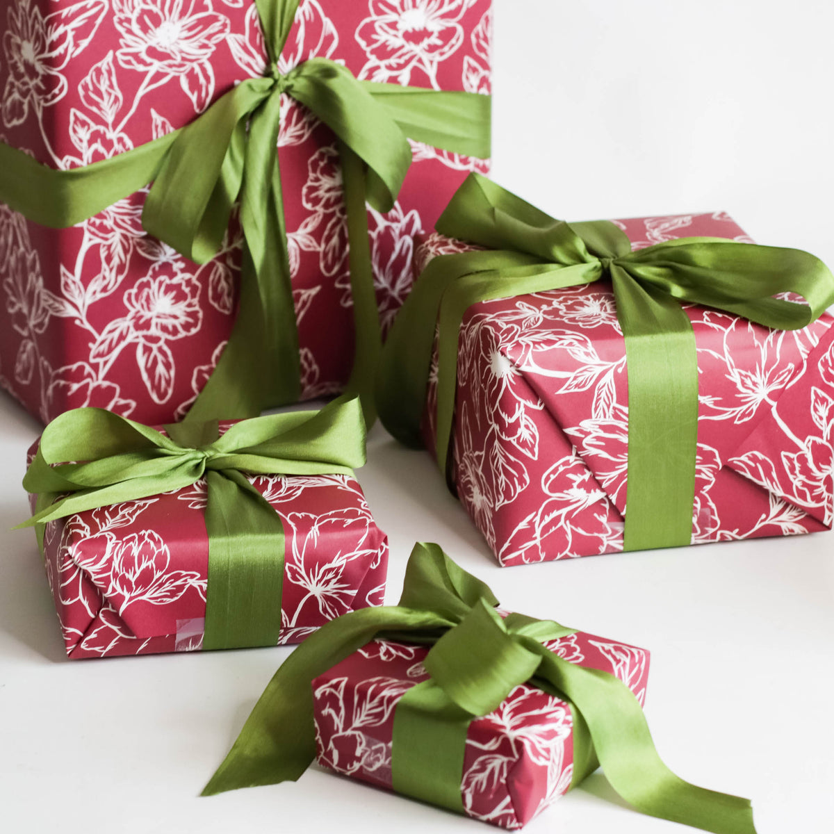 Mulberry Red Magnolia Wrapping Paper – Shop Susan Gordon Pottery