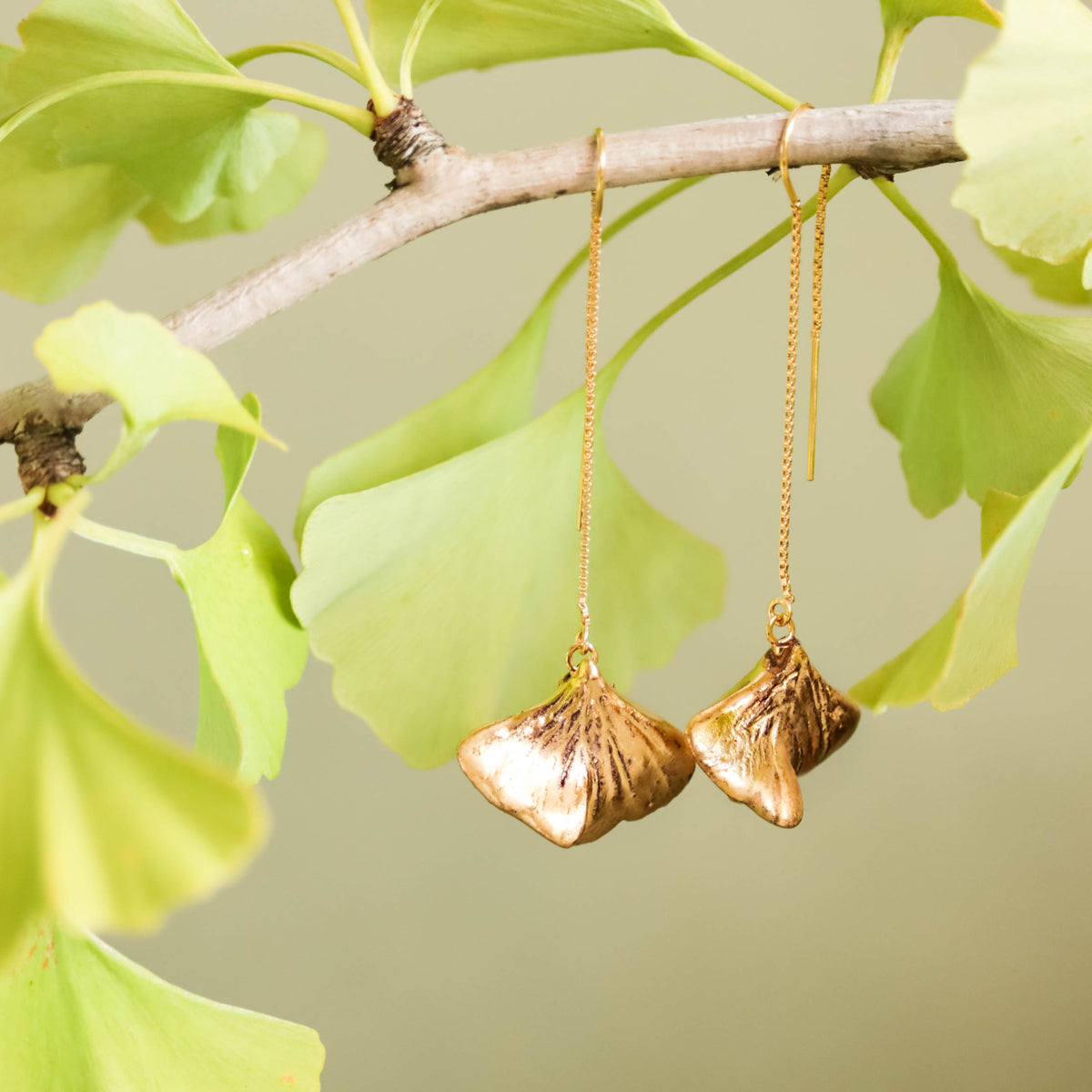 Ginkgo Leaf Threaders – Shop Susan Gordon Pottery